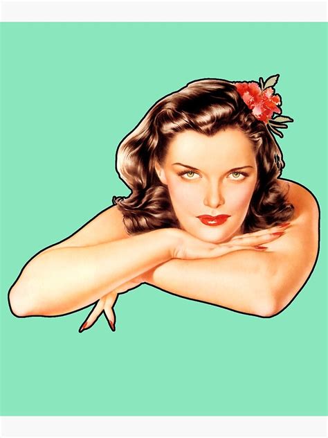 Vintage Alberto Vargas Pin Up Hula Girl Poster For Sale By Glynli
