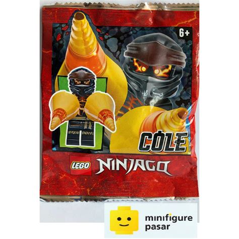 Njo Lego Ninjago Master Of The Mountain Cole Spinjitzu Burst Minifigure Foil Pack