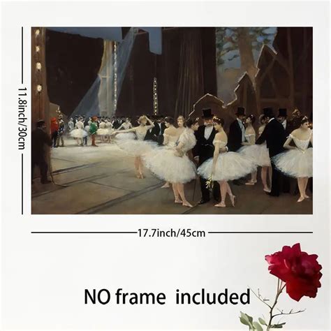 무대 뒤 캔버스 프린트 벽걸이 예술 프레임리스 우아한 댄스 테마 포스터 거실 침실 카페 사무실 장식을 위한 장식 발레 그림 이상적인 선물 118x177