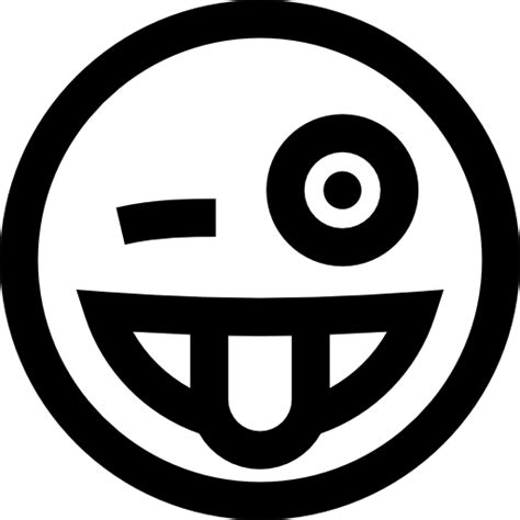 Wink Basic Straight Lineal Icon