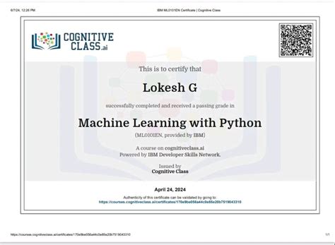 🎉 Excited To Share That I Have Successfully Completed The Machine