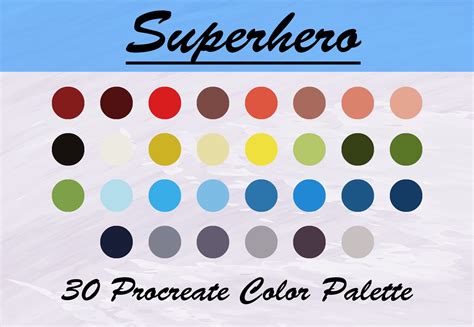 Superhero Color Schemes
