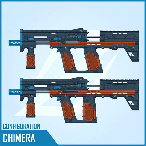a modular 3d printed nerf blaster toy i have been developing called the hammerhead r