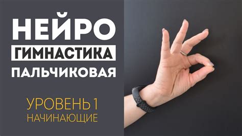 Нейрогимнастика пальчиковая гимнастика для начинающих Youtube