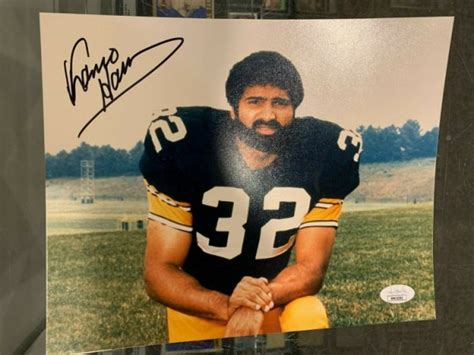 Franco Harris Autographed Memorabilia Signed Photo Jersey
