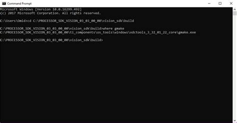 RTOS TDA PXEVM Vision SDK Build Error Processors Forum Processors TI E E