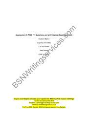 PICO T Questions Evidence Based Healthcare Practices Course Hero