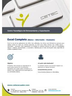 Curso De Excel Completo B Sico Intermedio Curso De Excel Completo B Sico Intermedio