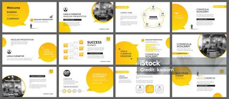 프레젠테이션 및 슬라이드 레이아웃 템플릿입니다 종이 음성 모양 배경에서 노란색 그라데이션을 디자인합니다 비즈니스 연례 보고서 전단지 마케팅 전단지 광고 브로셔 현대적인 스타