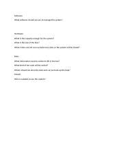 Lab2 Docx Software What Software Should We Use To Manage This System