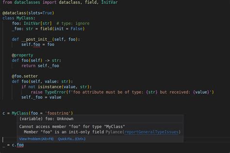 Fail To Handle Property And Init Only Field With Same Name · Issue 3750 · Microsoftpylance