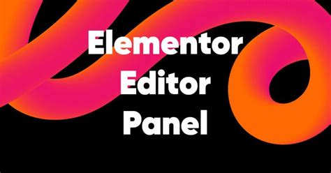 Elementor Editor Panel Podtech