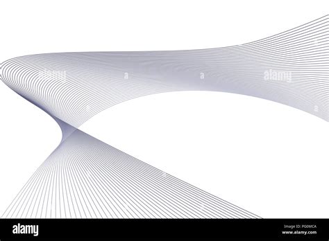 Geometric Conceptual Background Line And Curve Pattern For Design Vector