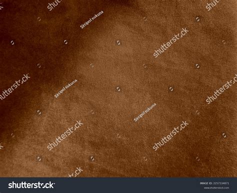 Brown Color Velvet Fabric Texture Used Stock Photo Shutterstock