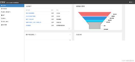 【毕业设计】基于ssm的客户关系管理系统基于ssm的客户关系管理系统概要设计 Csdn博客