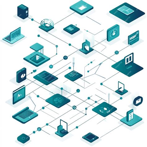 A Visual Representation Of A Network Topology With Various Devices