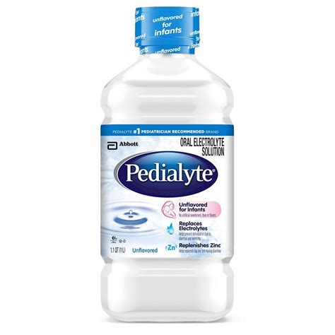 Pedialyte Oral Electrolyte Maintenance Solution Unflavored 1ltr