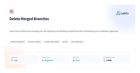 streamline your git workflow deleting merged branches labex
