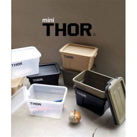 Mini Thor 1l Storage Box With Lidsstorage Boxorganizer Box Lazada Ph