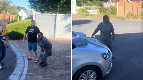 Nanny S Overwhelming Joy After Surprise Car Is Giving Us All The Good Feels