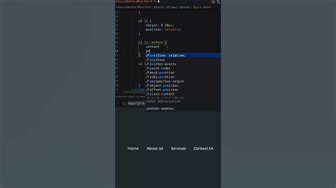 How To Create A Menu Underline Effect Using Html Css Only Geekboots Youtube