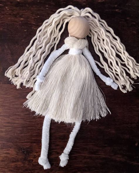 Handmade Macrame Doll Etsy