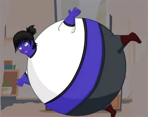 Casual Girl Blueberry Inflation By Yuyyyo On Deviantart