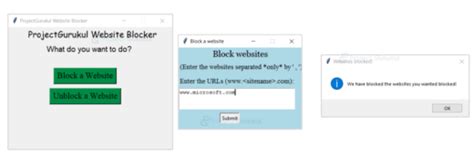 Create Website Blocker Using Python Project Gurukul