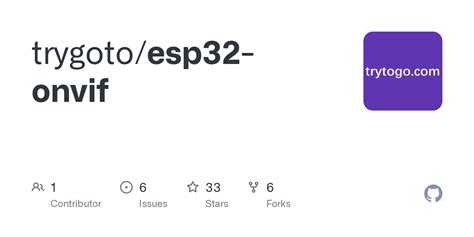 GitHub Trygoto Esp Onvif