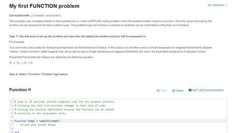 Solved My First FUNCTION Problem My Solutic Get Started Chegg Com
