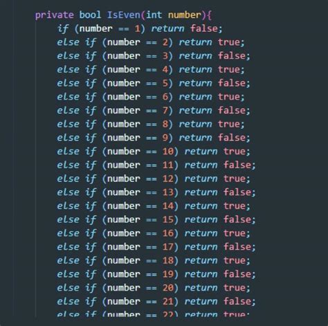 Checking If A Number Is Even In On Rprogramminghorror