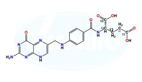 Folic Acid 13c5 Cas 1207282 75 4 Veeprho