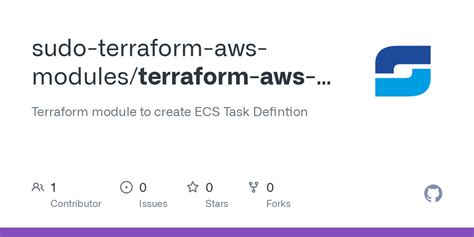 Github Sudo Terraform Aws Modulesterraform Aws Ecs Task Terraform Module To Create Ecs Task