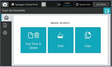 Step 8 Print A Test Page On MFP Scan And Copy Synappx Support Centre
