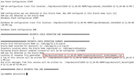 Removing Oracle Database Software 12 2 Grid Database Ahmed Abdelfattah Blog