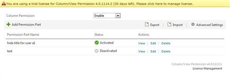 How To Set Users Column Permission With Sharepointboost Columnview Permission 40 Boostsolutions