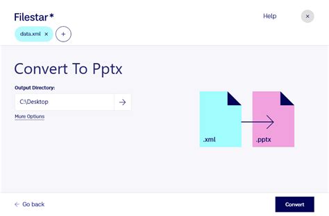 Convert XML To PPTX Bulk Conversion Filestar