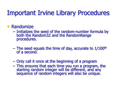 Ppt Important Irvine Library Procedures Powerpoint Presentation Free