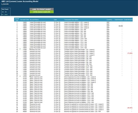Ifrs 16 Lease Accounting For Lessors Excel Calculation Model Template Excel Xls