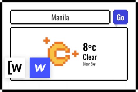 Wized Weather Widget Webflow