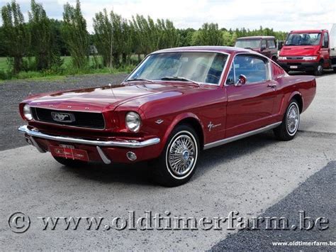 Ford Mustang Fastback 66 1966 Vendue Ch4589