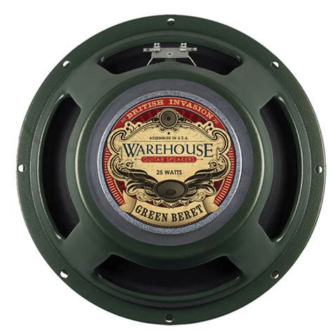 Wgs Green Beret 10 25 Watts British Invasion Guitar Speaker
