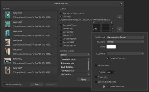 Batch Processing With Threading Enabled Will Use Up All Available Ram And Just Stop Processing
