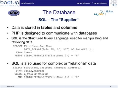 Ppt Bof 2 Introduction To Php And Mysql Powerpoint Presentation