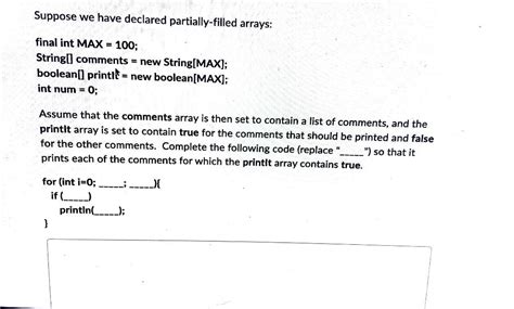 Solved Given A Set Of Numbers Stored In An Array Named