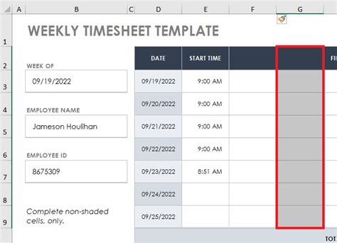 How To Create A Timesheet In Excel Smartsheet