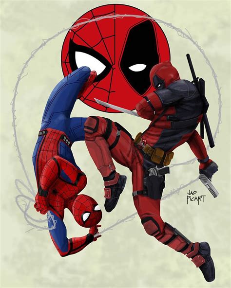 Spider Man And Deadpool Wallpapers Wallpaper Cave