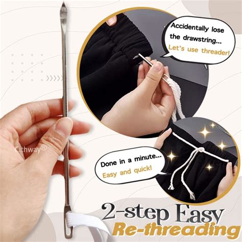 Cithway® Easy Waistband Drawstring Threader Desihope