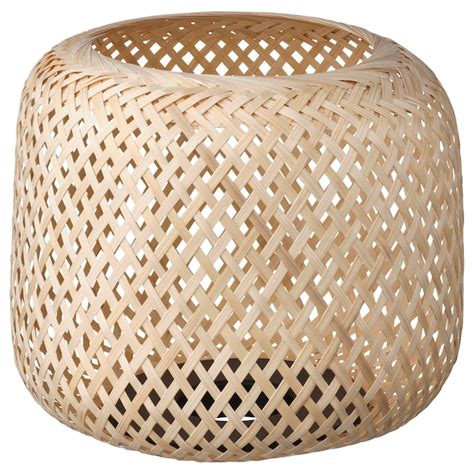 Symfonisk Bamboo Lamp Shade For Speaker Lamp Base Ikea Uk