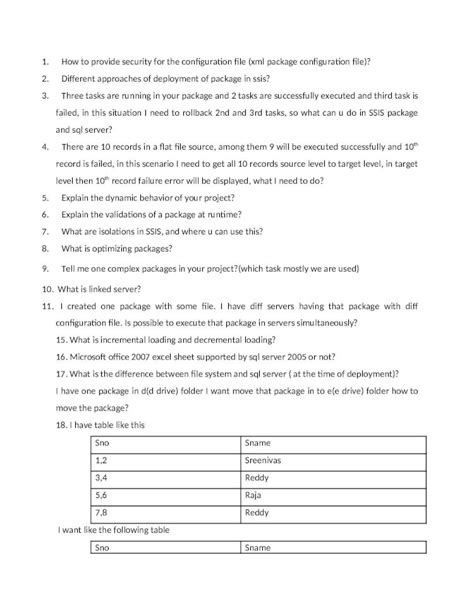 DOCX SSIS Interview Questions Answers Docx DOKUMEN TIPS